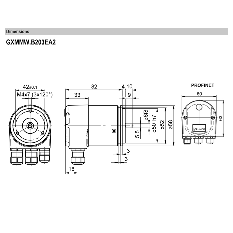 Baumer IVO - Absolute Encoder - GXMMW.B203EA2