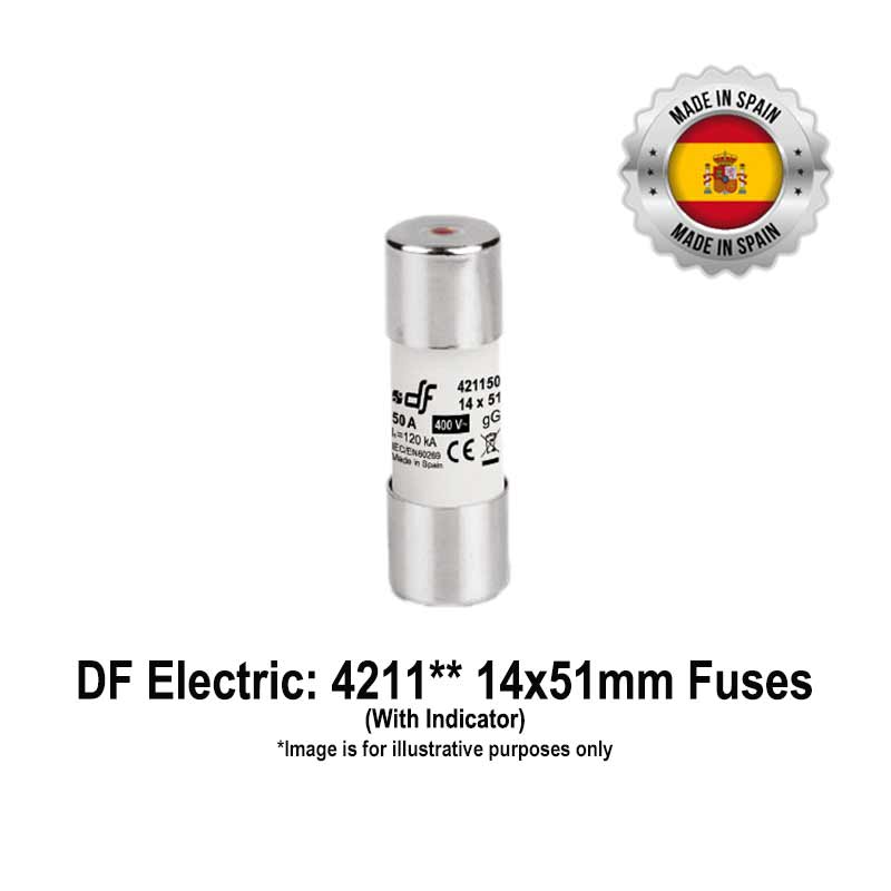421104 4A - DF Electric - Industrial Cylindrical Fuses